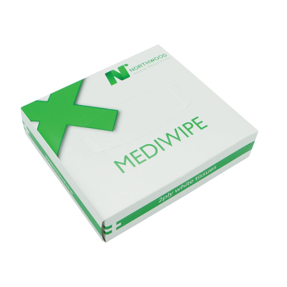 Mediwipe 2ply Medical Tissue Wipes ‑ Case of 72 | Polyco Healthline